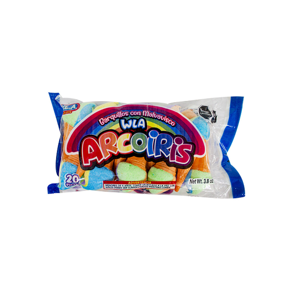 Barquillo Arcoiris c/bombon c/20 pz / (Edo Méx - CDMX) – La Mimi