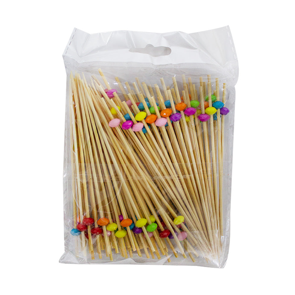 Palillo de Madera Decorado c/100 pz – La Mimi