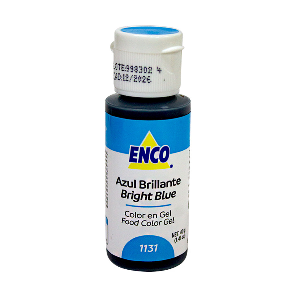 Colorante Azul Brillante 40gr Gel Enco – La Mimi