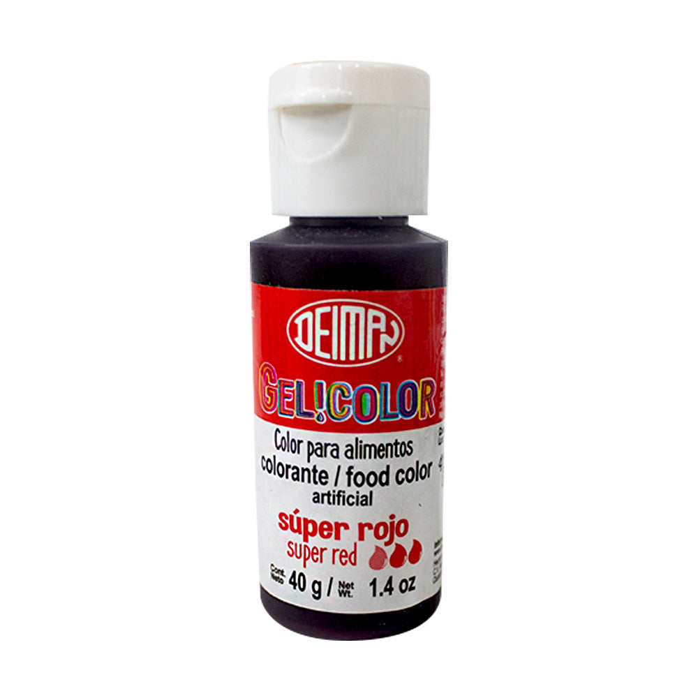 Colorante Super Rojo 40gr Gel – La Mimi