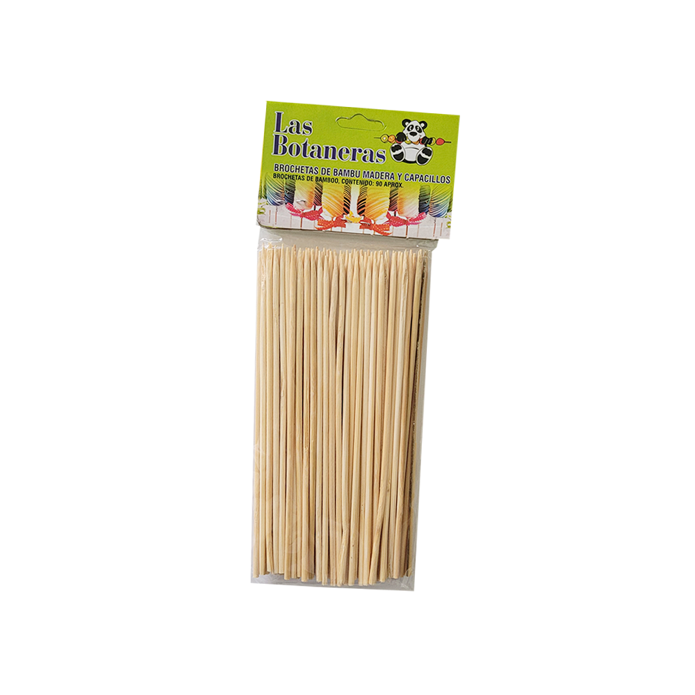 Palillo para brocheta No.6 c/90pz – La Mimi