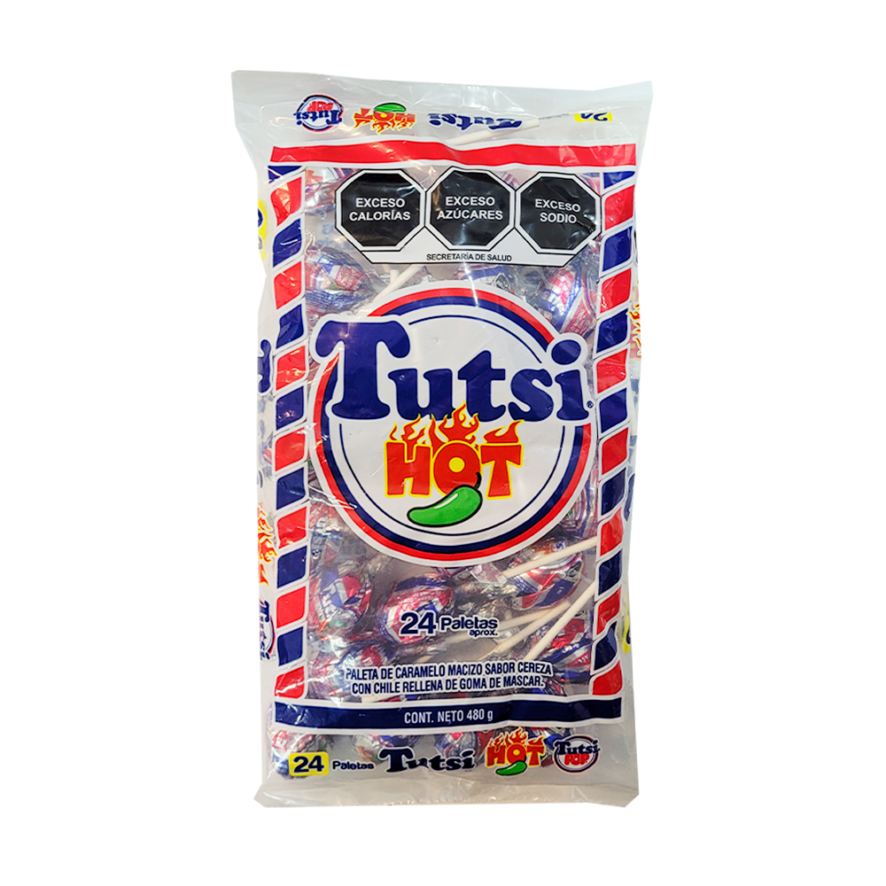 Tutsi Chupapop Hot Bolsa c/24 pz – La Mimi