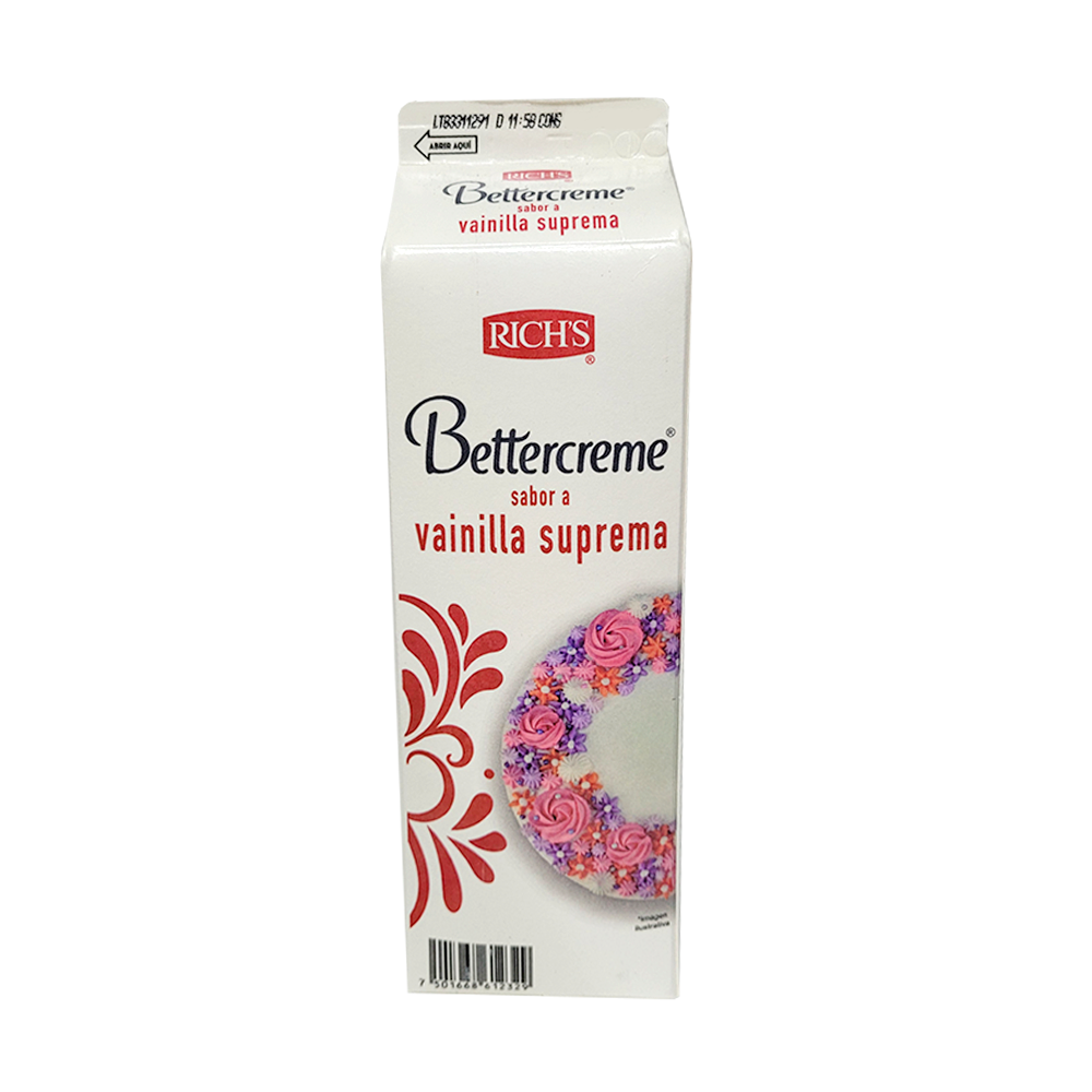 Bettercreme Vainilla Suprema c/907gr / (Edo Méx - CDMX) – La Mimi