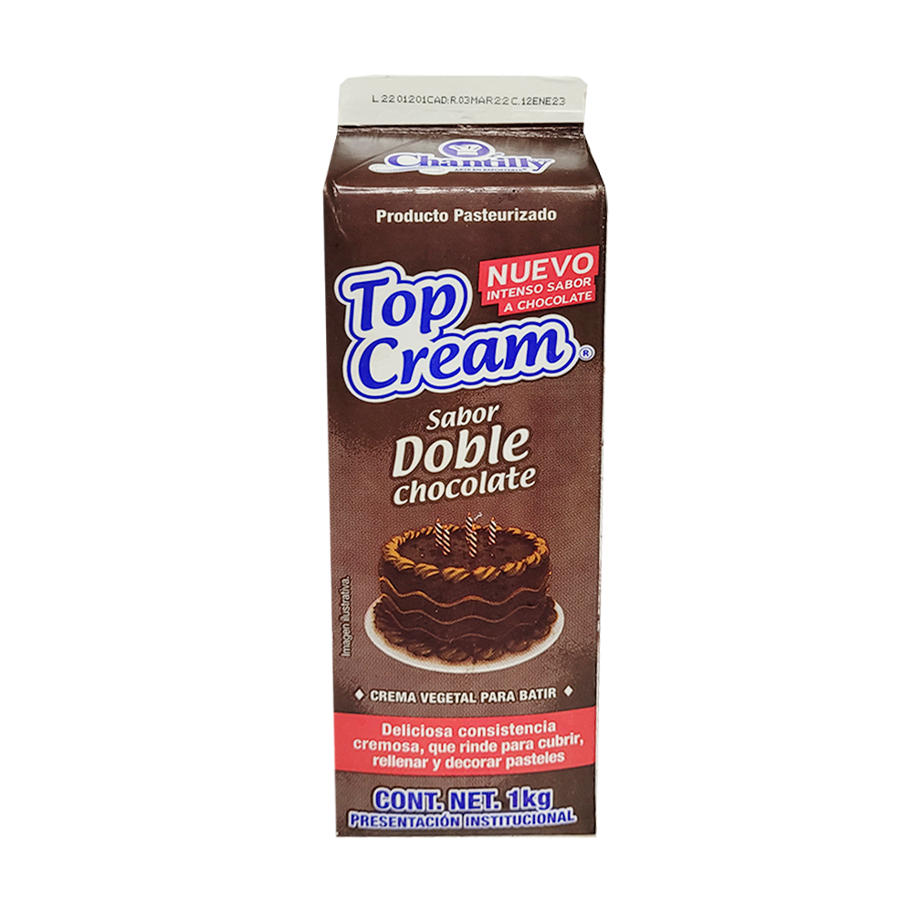 Crema Top Cream Doble Chocolate c/1kg / (Edo Méx - CDMX) – La Mimi