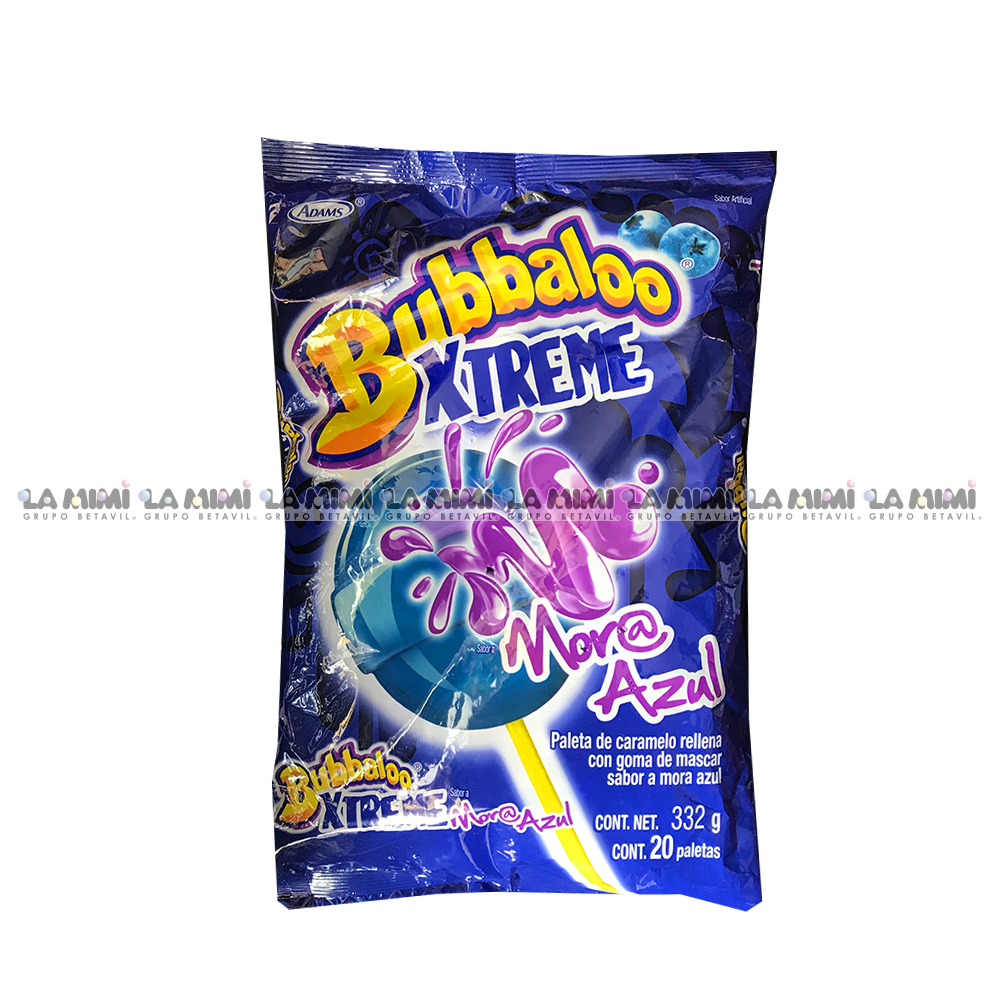 Bubbaloo Xtreme Mora Azul c/20pz – La Mimi