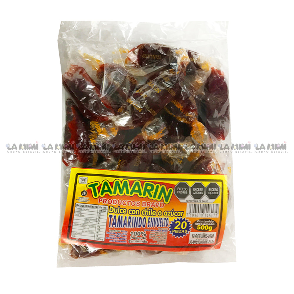 Tamarindo envuelto bolsa c/ 20 pz – La Mimi