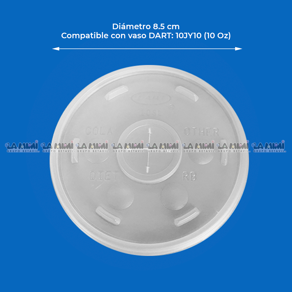 Tapa 10SL desechable para vaso - DART – La Mimi