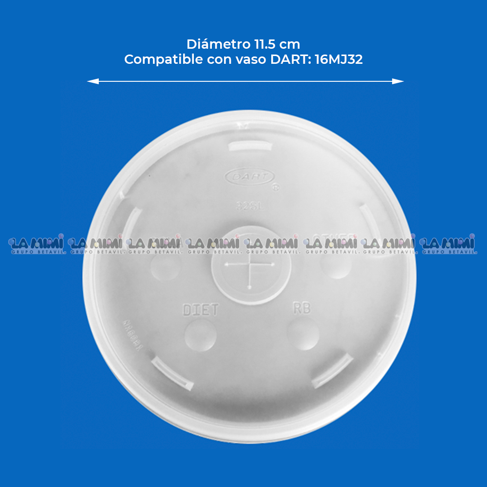 Tapa 32SL desechable para vaso - DART – La Mimi