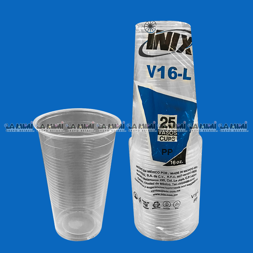 Vaso Desechable 16L - INIX – La Mimi